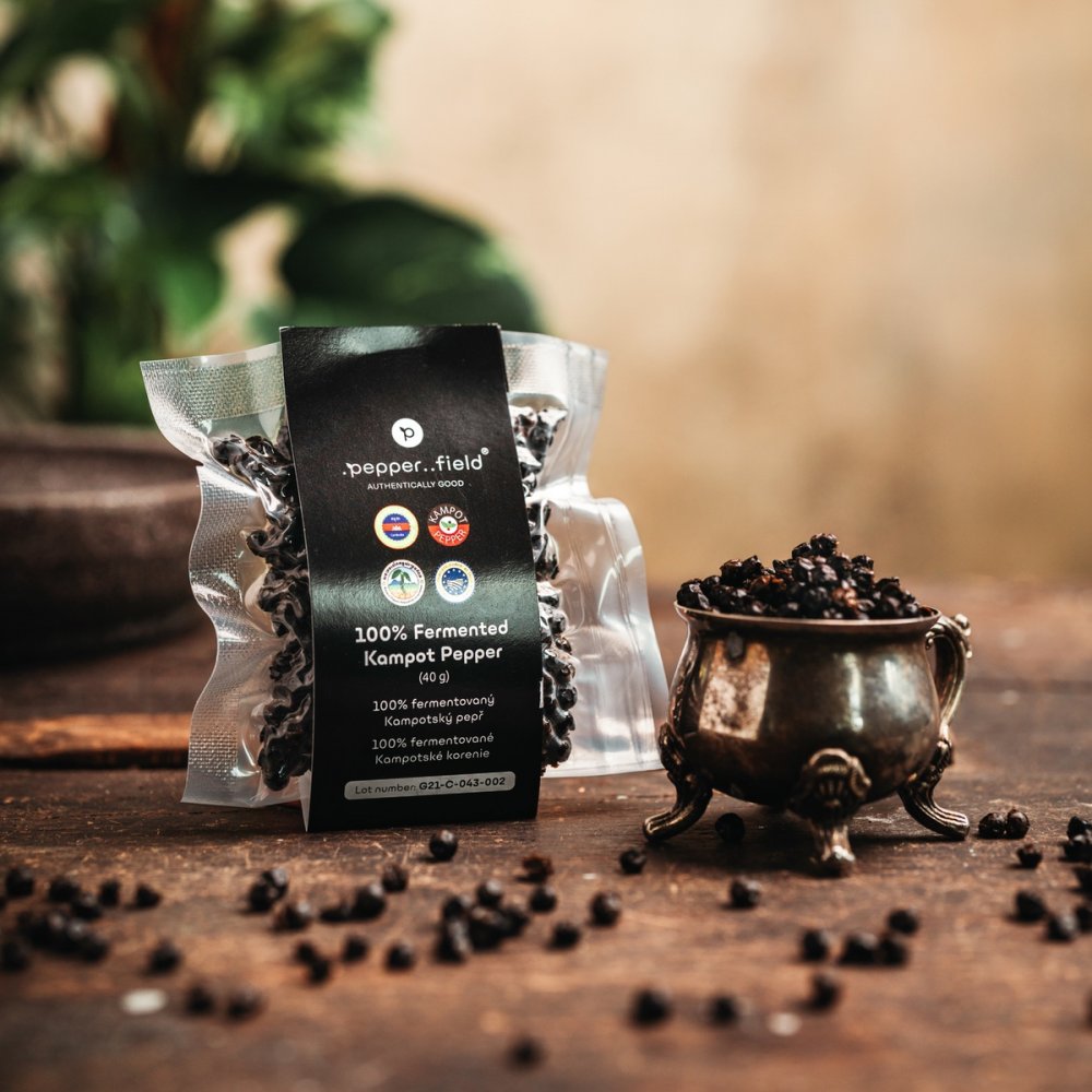 Fermented Kampot pepper 40g - Glass jar: Without the jar | Kampot.co.uk